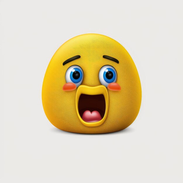 Premium Ai Image Expressive Emoticon Face Funny Emoji