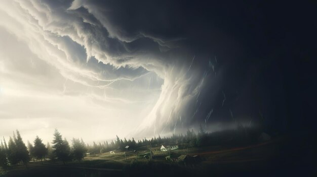 Premium AI Image | extreme weather condition Premium AI Image | extreme weather condition