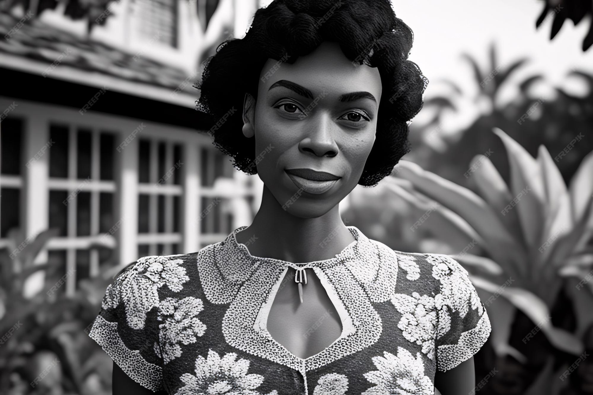 Premium Photo Extremely Beautiful Black Woman With Serious Expression With Power Pose Black