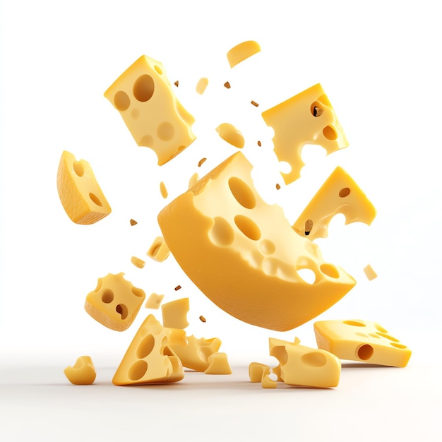 Falling cheese realistic | Premium AI-generated image Falling cheese realistic | Premium AI-generated image