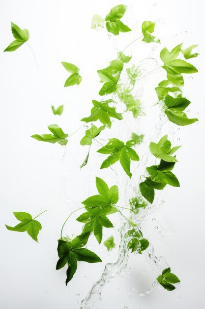 Premium AI Image | Falling leaves AI generated Image Premium AI Image | Falling leaves AI generated Image