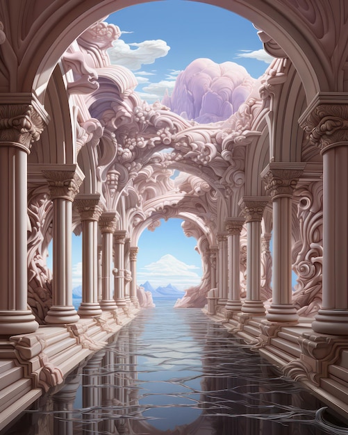 Premium AI Image | fantasy architecture concept art fantasy fantasy artwork Premium AI Image | fantasy architecture concept art fantasy fantasy artwork