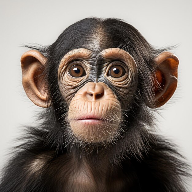 Premium AI Image | Fascinating Closeup of Chimpanzee Premium AI Image | Fascinating Closeup of Chimpanzee