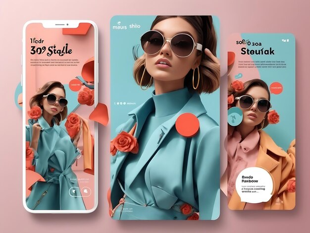 Premium Ai Image Fashion Linkedin Instagram Stories Ads Social Media
