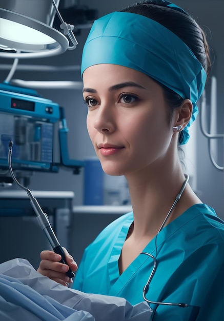 Premium Photo | A female surgeon performing a surgical procedure Ai ... Premium Photo | A female surgeon performing a surgical procedure Ai ...