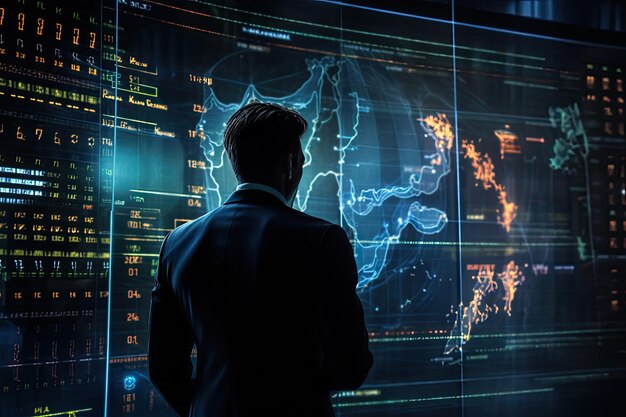Premium Photo | Financial advisor navigating complexities securing futures Premium Photo | Financial advisor navigating complexities securing futures
