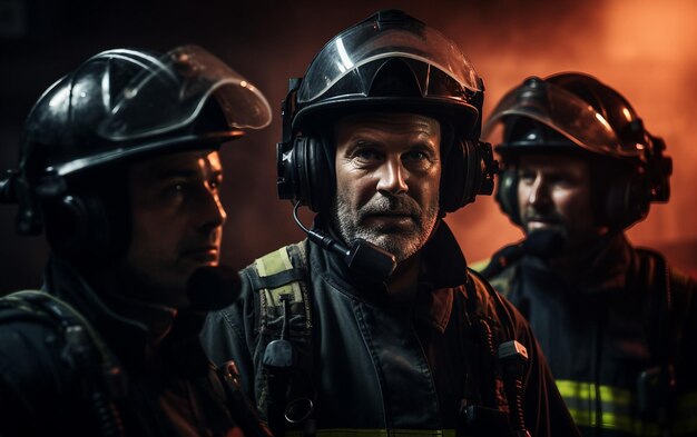 Premium AI Image | Firefighter39s Effective Communication and ... Premium AI Image | Firefighter39s Effective Communication and ...