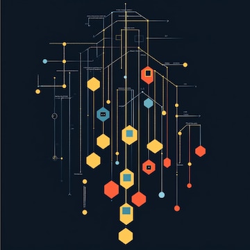 A flowchart representing the quicksort algorithm breaking down the ...