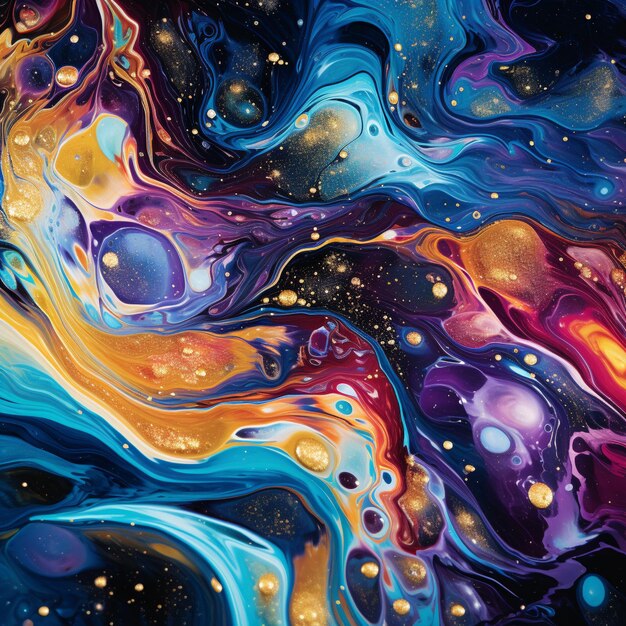 Premium AI Image | Fluid Convergence Premium AI Image | Fluid Convergence
