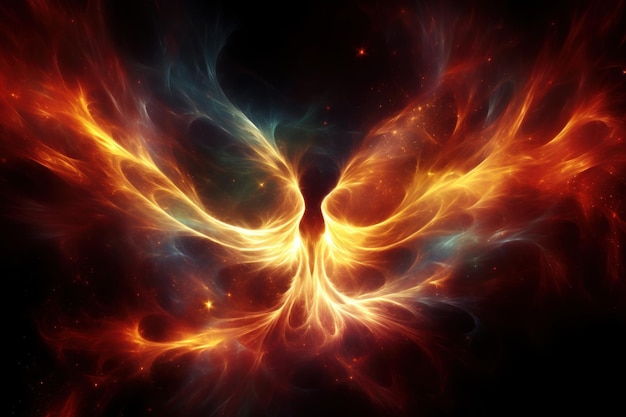 Premium AI Image | Flying Phoenix burst into flames created with ... Premium AI Image | Flying Phoenix burst into flames created with ...