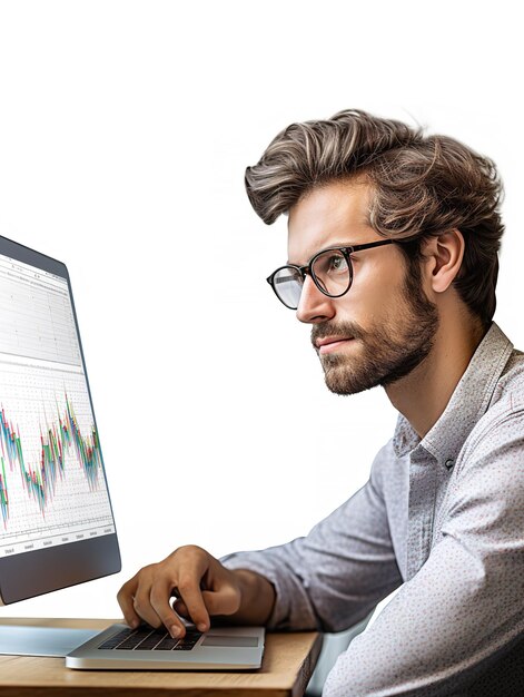Premium Photo Focused Male Programmer Coding Ai Generated