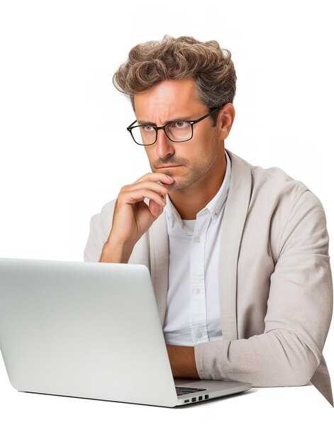 Premium Photo Focused Male Programmer Coding Ai Generated