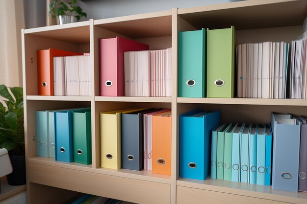 Premium AI Image | Folders for Organizing Papers Generative Ai Premium AI Image | Folders for Organizing Papers Generative Ai