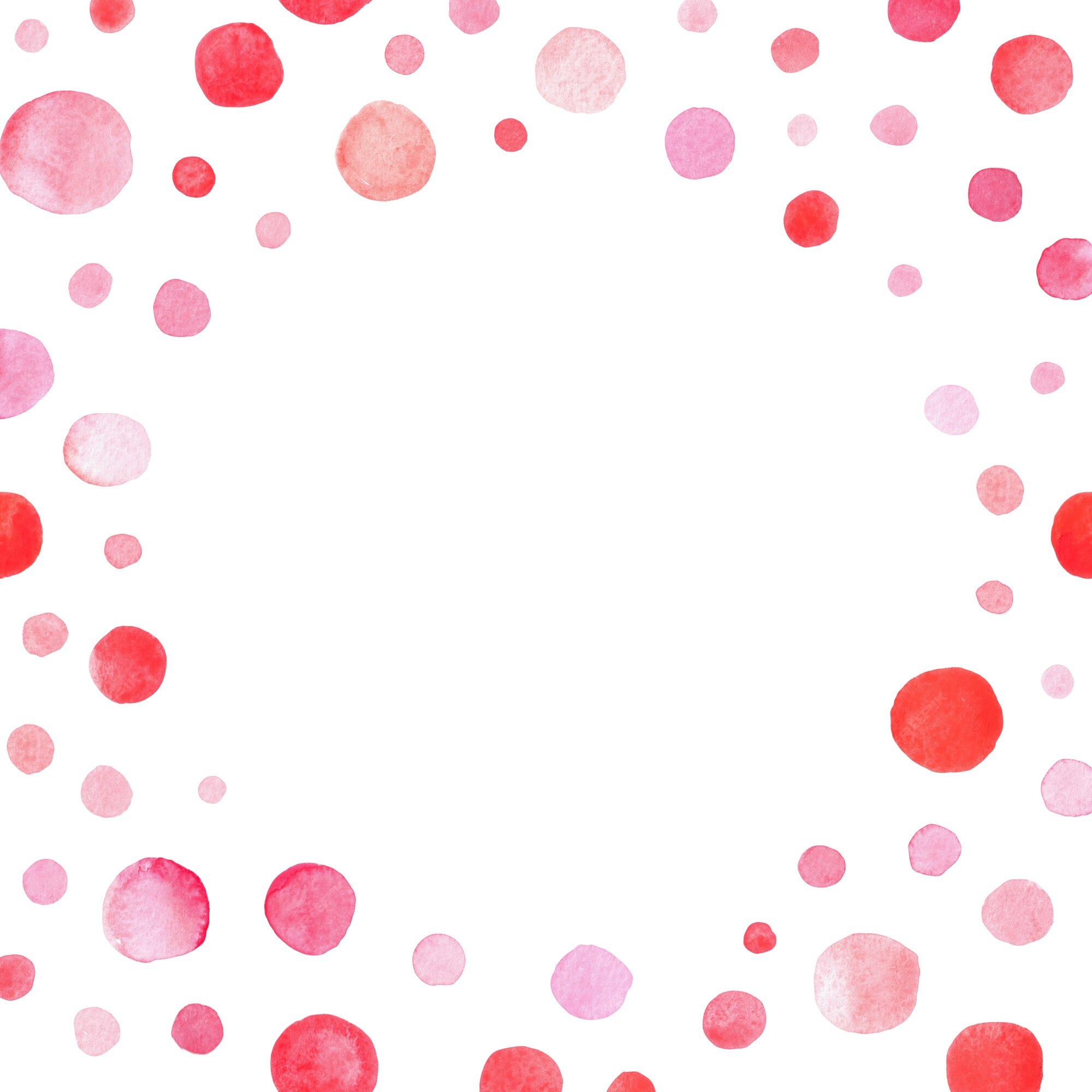 Hot Pink Polka Dot Border