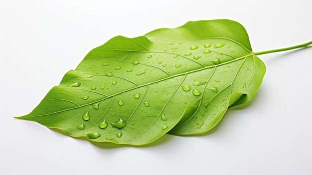 Premium AI Image | Fresh green leaf AI generated image Premium AI Image | Fresh green leaf AI generated image