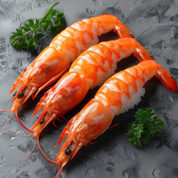 Premium Photo Fresh Shrimp Tails Isolated On White Background