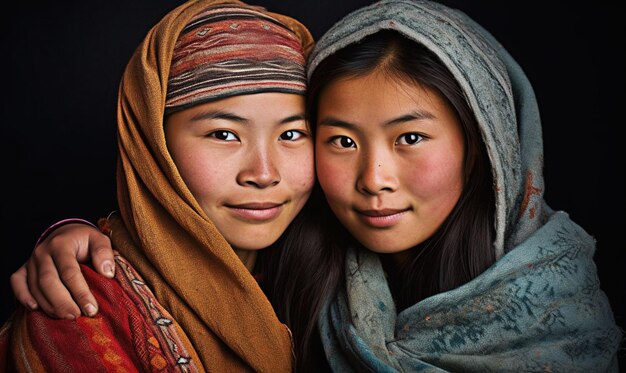 Premium AI Image | Friendship in a difference of ethnicity generative ai Premium AI Image | Friendship in a difference of ethnicity generative ai
