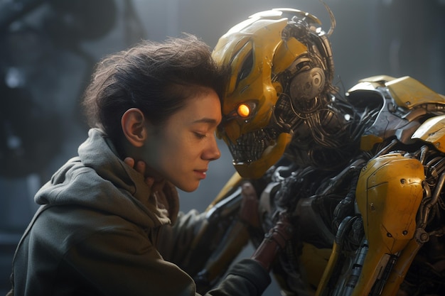 Premium AI Image | Friendship and human connection concept Premium AI Image | Friendship and human connection concept