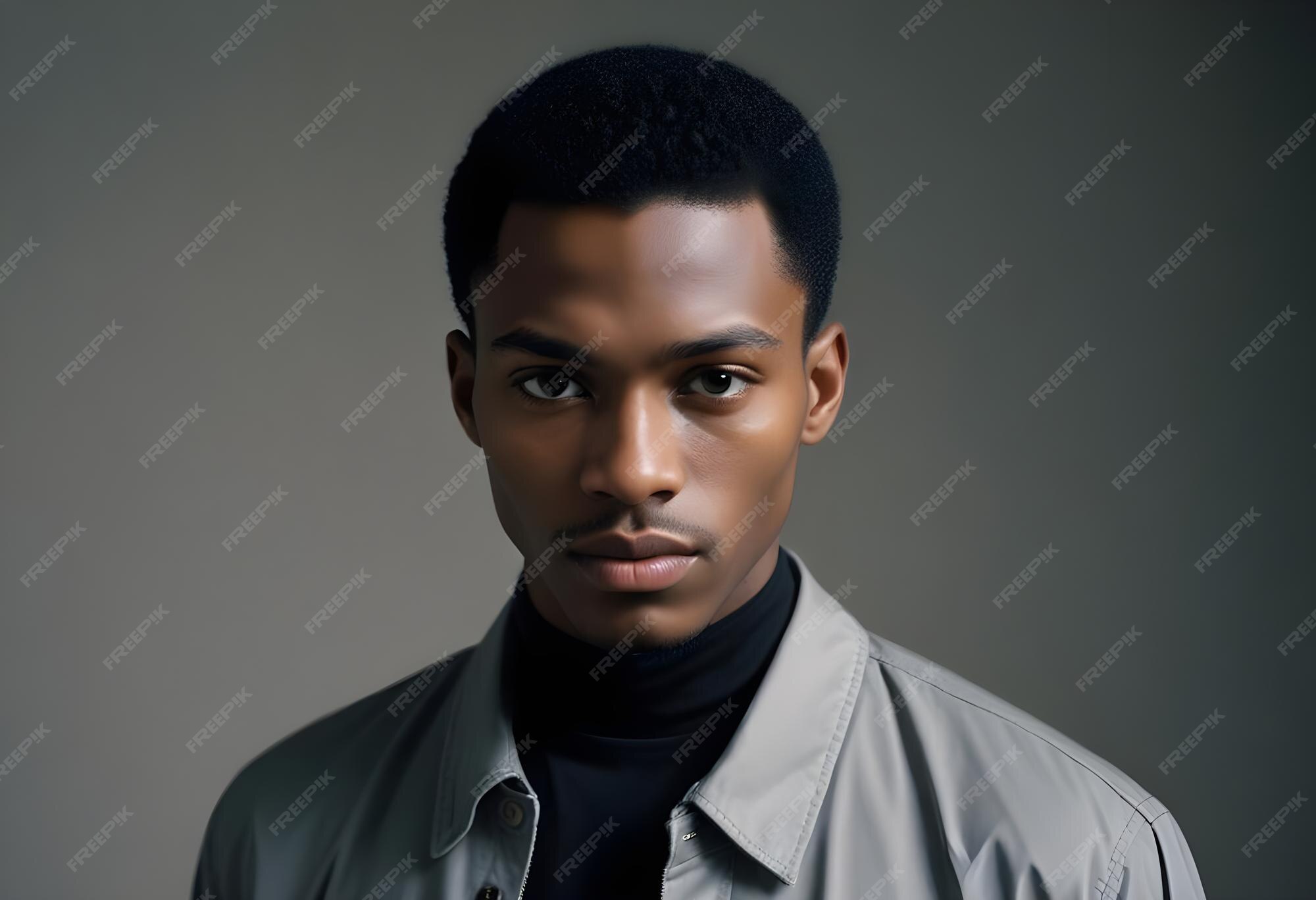 Front view of a black man wearing high end fashion | Premium AI ... Front view of a black man wearing high end fashion | Premium AI ...