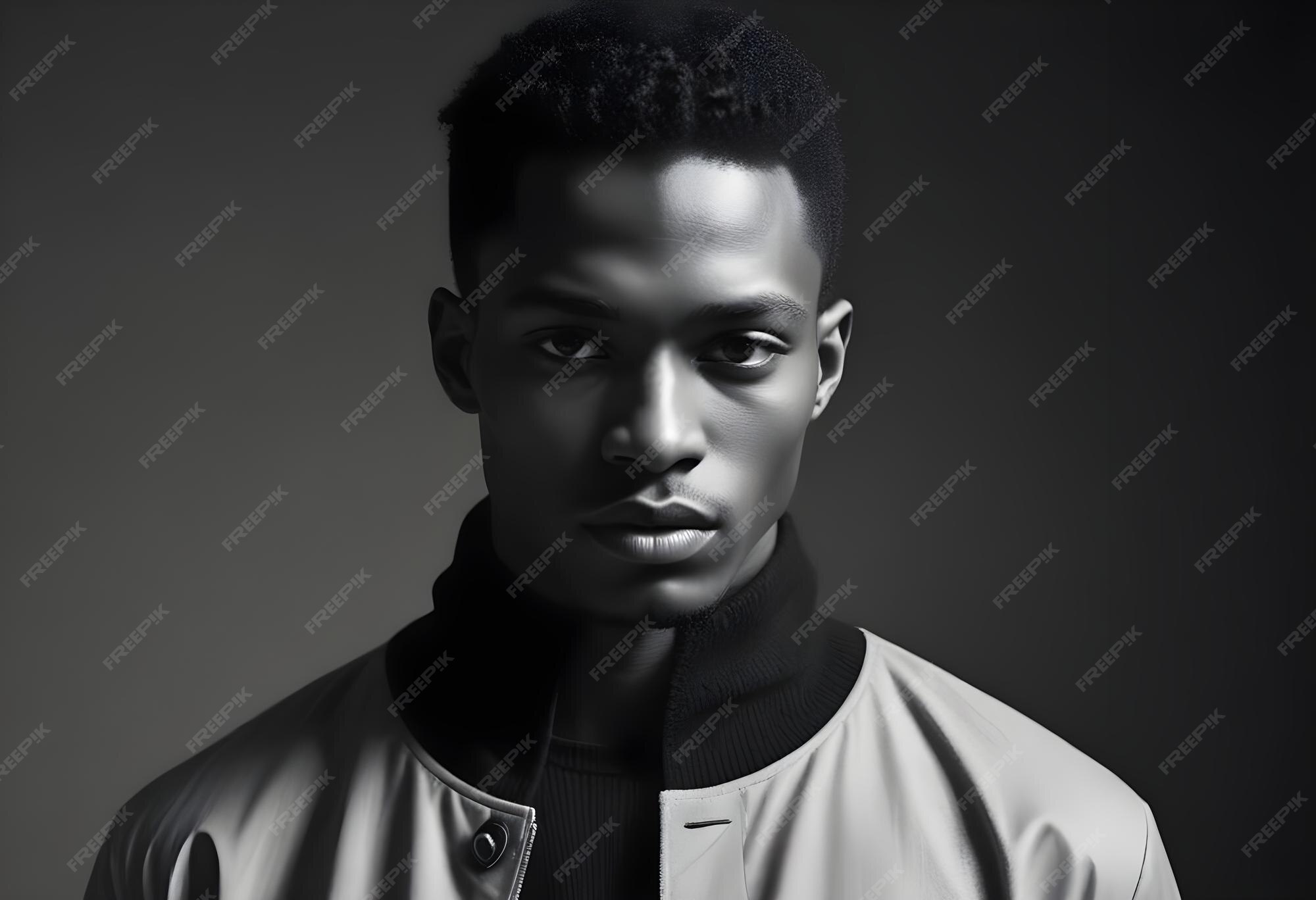 Front view of a black man wearing high end fashion | Premium AI ... Front view of a black man wearing high end fashion | Premium AI ...