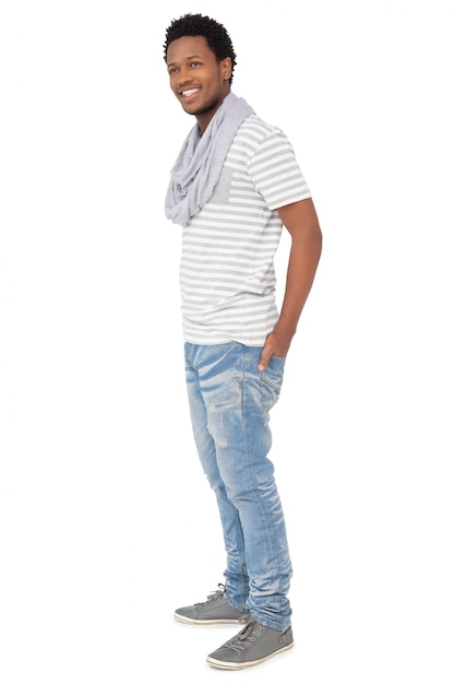 Premium Photo | Full length portrait of a trendy young man Premium Photo | Full length portrait of a trendy young man