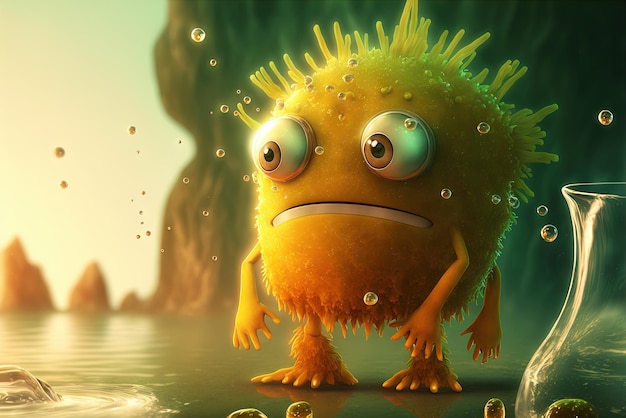 Premium AI Image | Funny monster character Crazy cute creature with ... Premium AI Image | Funny monster character Crazy cute creature with ...