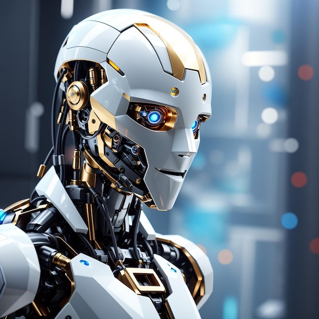 Premium Photo | Future artificial intelligence robot Premium Photo | Future artificial intelligence robot