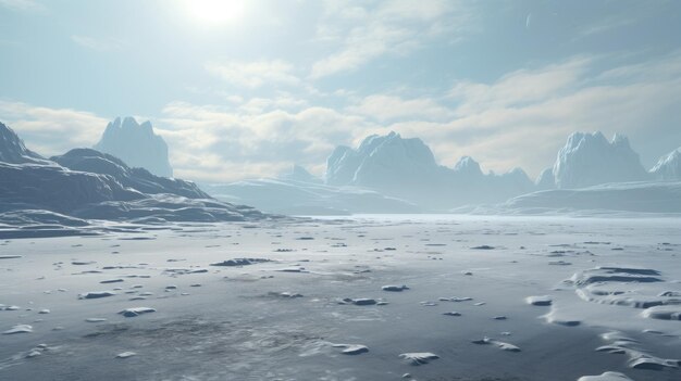 Premium Photo | Futuristic 3d Terrain Snowy Mountain Scene With ... Premium Photo | Futuristic 3d Terrain Snowy Mountain Scene With ...