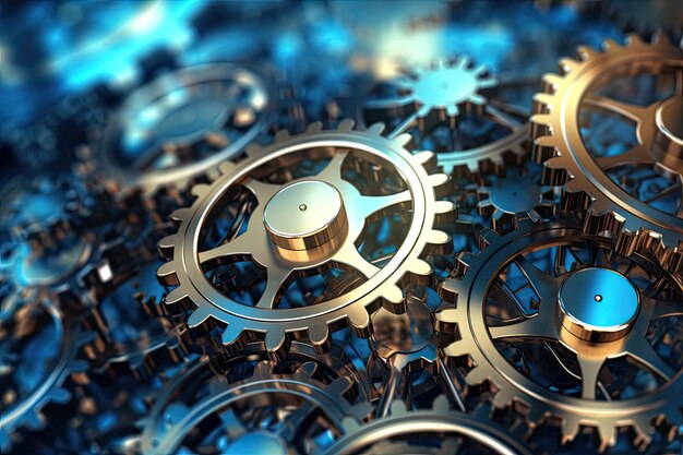 Premium AI Image | Futuristic abstract background with interlocking ... Premium AI Image | Futuristic abstract background with interlocking ...