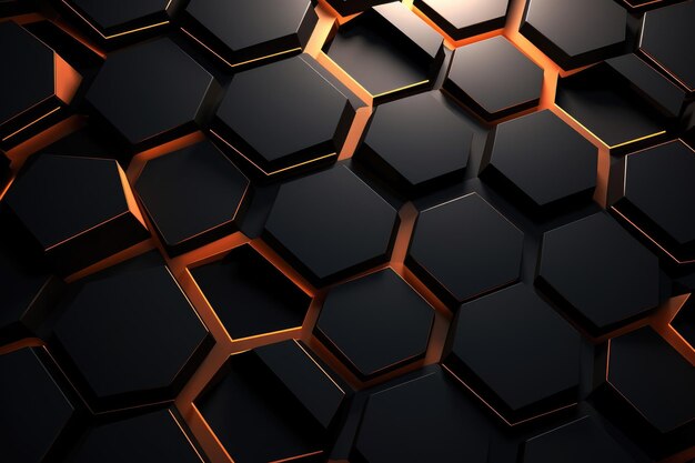 Premium Photo | Futuristic Block Wall High Tech 3D Render of Hexagons ... Premium Photo | Futuristic Block Wall High Tech 3D Render of Hexagons ...