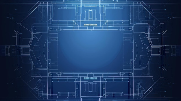 Futuristic blueprint design with detailed technical drawings and ... Futuristic blueprint design with detailed technical drawings and ...