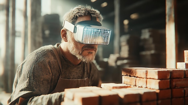 Futuristic Bricklayer Utilizing Advanced Technology | Premium AI ... Futuristic Bricklayer Utilizing Advanced Technology | Premium AI ...