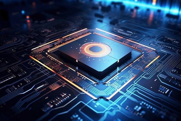 Premium AI Image | Futuristic central processor unit Powerful Quantum ... Premium AI Image | Futuristic central processor unit Powerful Quantum ...
