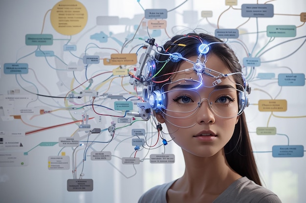 Premium AI Image | Futuristic Classroom Mind Maps Visualizing Complex ... Premium AI Image | Futuristic Classroom Mind Maps Visualizing Complex ...