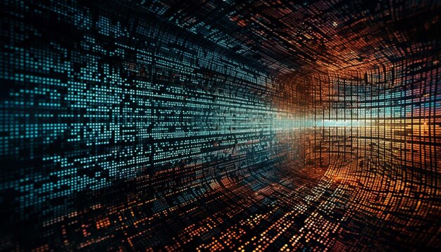 Premium AI Image | Futuristic computer network connection in a ... Premium AI Image | Futuristic computer network connection in a ...