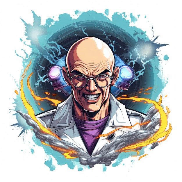Premium AI Image | The Futuristic Creations of the Bald Scientist ... Premium AI Image | The Futuristic Creations of the Bald Scientist ...
