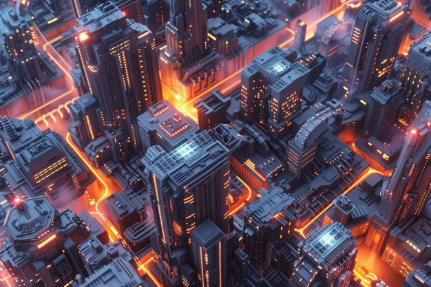 Premium Photo | A futuristic metropolis governed by AI algorithms ... Premium Photo | A futuristic metropolis governed by AI algorithms ...