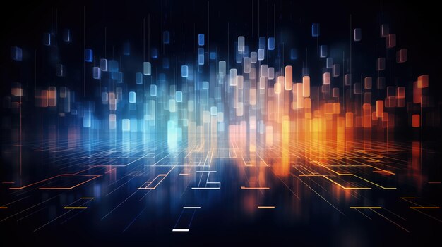 Futuristic network abstract visualization background | Premium AI ... Futuristic network abstract visualization background | Premium AI ...