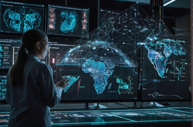 Premium Photo | Futuristic Neural Network Concept Premium Photo | Futuristic Neural Network Concept