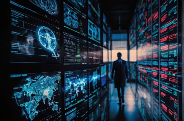 Premium Photo | Futuristic Neural Network Concept Premium Photo | Futuristic Neural Network Concept