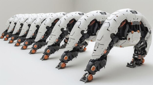 Premium Photo | Futuristic Robotic Assembly Line Premium Photo | Futuristic Robotic Assembly Line