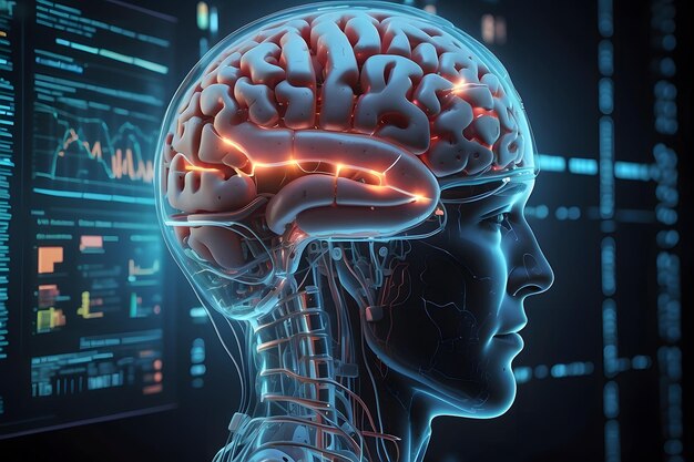 Premium Photo | A futuristic visual metaphor of AI and machine learning ... Premium Photo | A futuristic visual metaphor of AI and machine learning ...