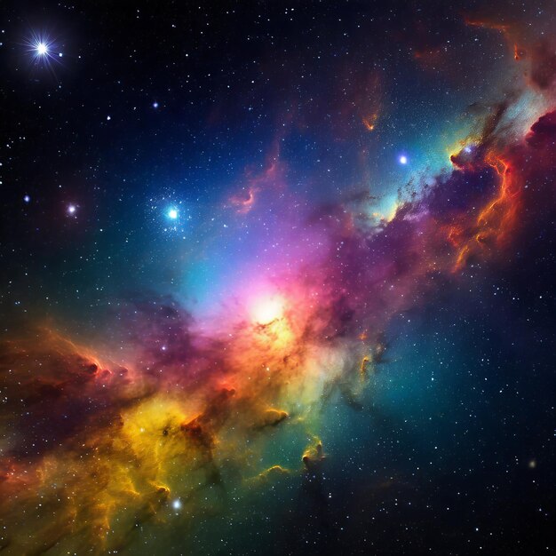 Premium Photo | Galaxy filled with colorful nebulas bright stars planets Premium Photo | Galaxy filled with colorful nebulas bright stars planets