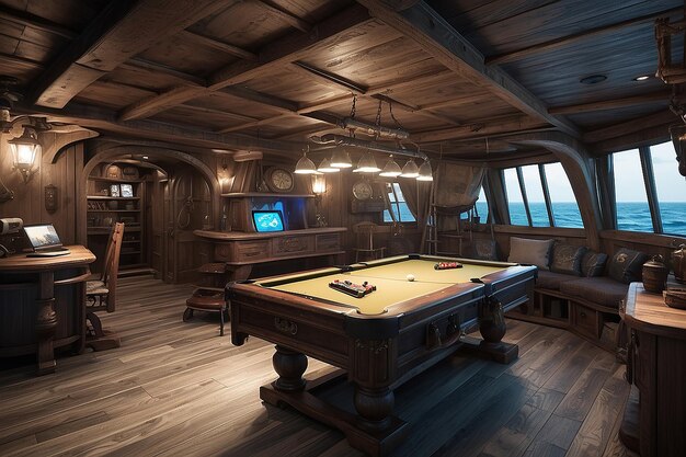 Premium Photo | Gaming Aboard a Pirate Ship Premium Photo | Gaming Aboard a Pirate Ship