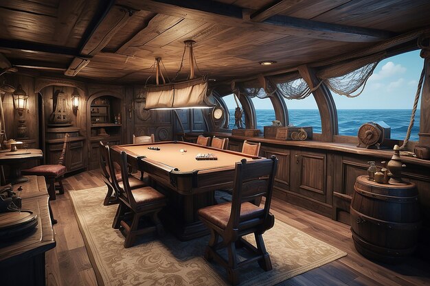 Premium Photo | Gaming Aboard a Pirate Ship Premium Photo | Gaming Aboard a Pirate Ship