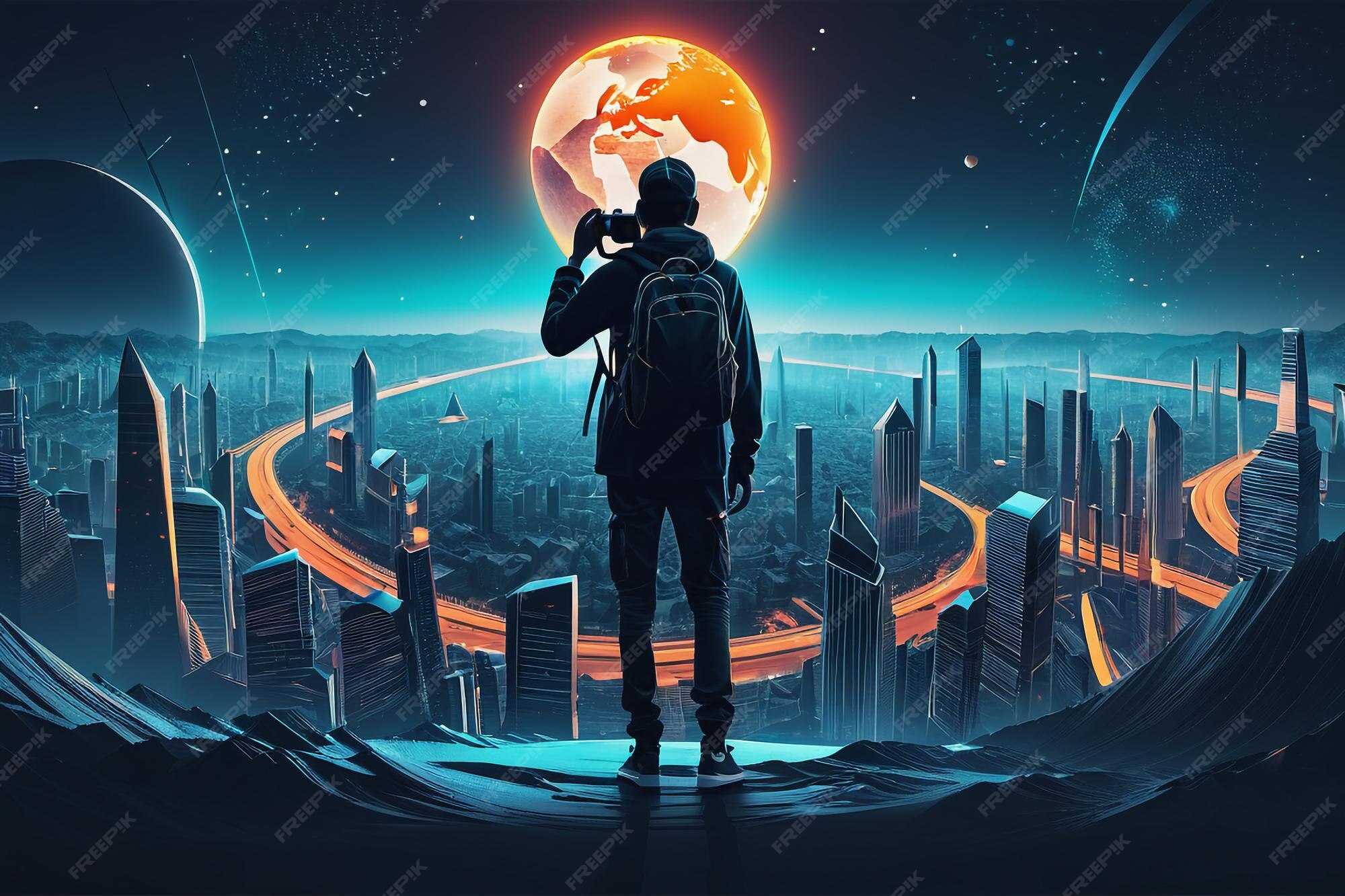Premium Photo | Gazing Towards Tomorrow Exploring the Future on World ... Premium Photo | Gazing Towards Tomorrow Exploring the Future on World ...