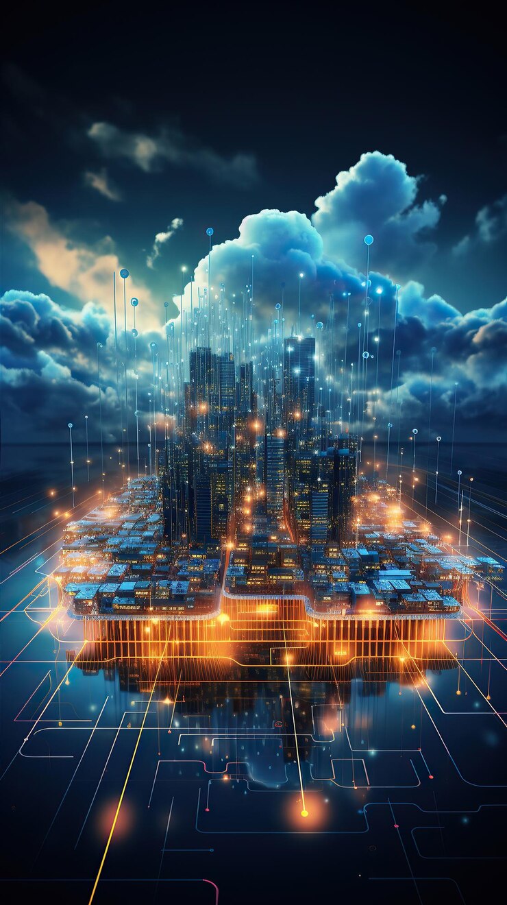 Generated illustration of cloudbased data storage system cloud in the ... Generated illustration of cloudbased data storage system cloud in the ...