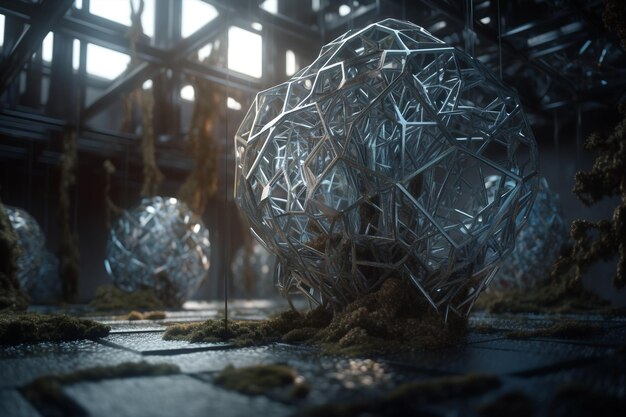 Premium AI Image | Generative ai cinematic biomimetic models in nature Premium AI Image | Generative ai cinematic biomimetic models in nature