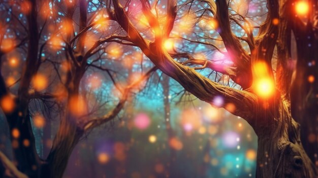 Premium AI Image | Generative AI Enchanted Glow Premium AI Image | Generative AI Enchanted Glow