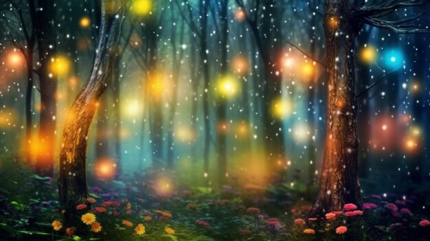 Premium AI Image | Generative AI Enchanted Glow Premium AI Image | Generative AI Enchanted Glow